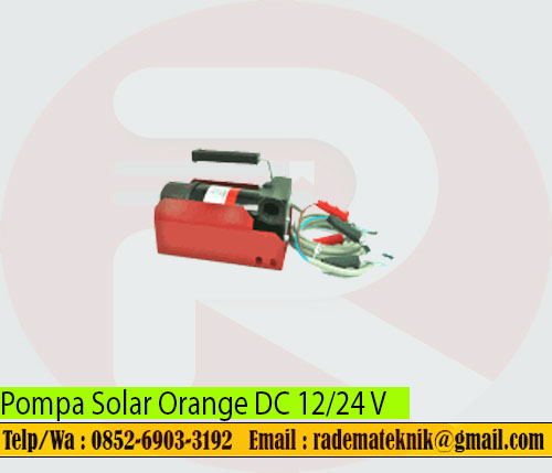 Pompa Solar Orange DC 12/24 V Radema Teknik Indonesia